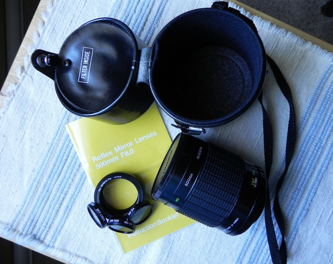 Kalimar 500mm F8.0 Reflex Mirror Lens With Carrying Case, T-mount ...