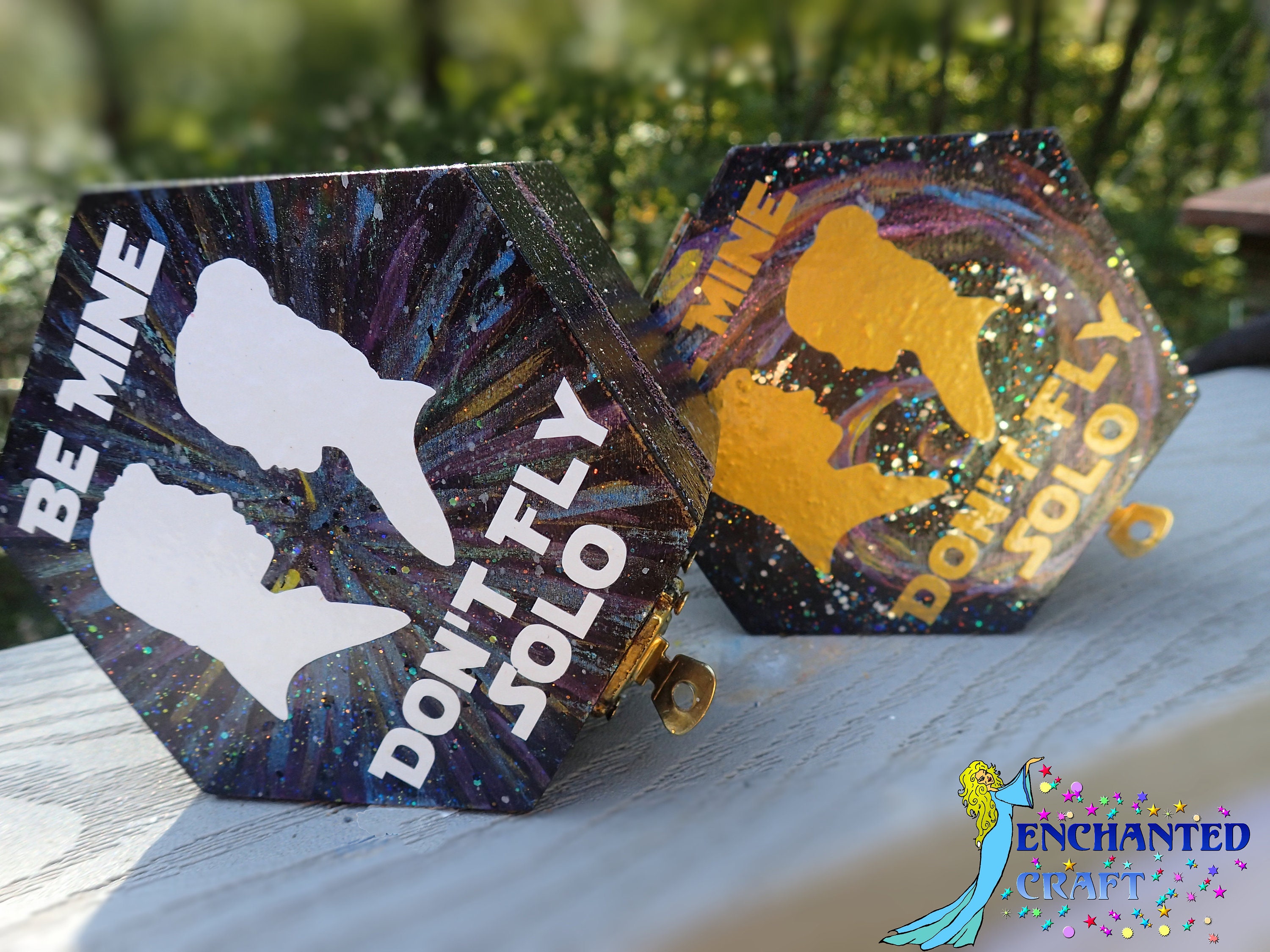 STAR WARS Ring Box Be Mine Don't Fly Solo Free | Etsy