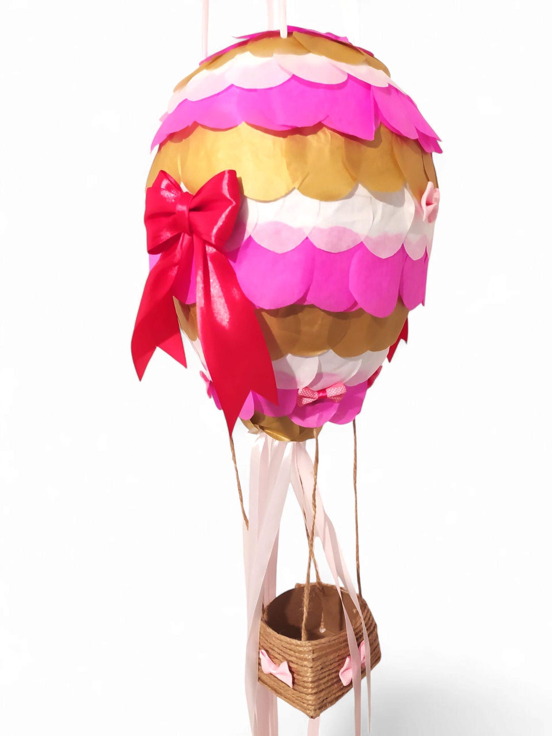 Hot Air Balloon Piñata – Giant 104 Cm – Custom Colors – Classic or Pull ...