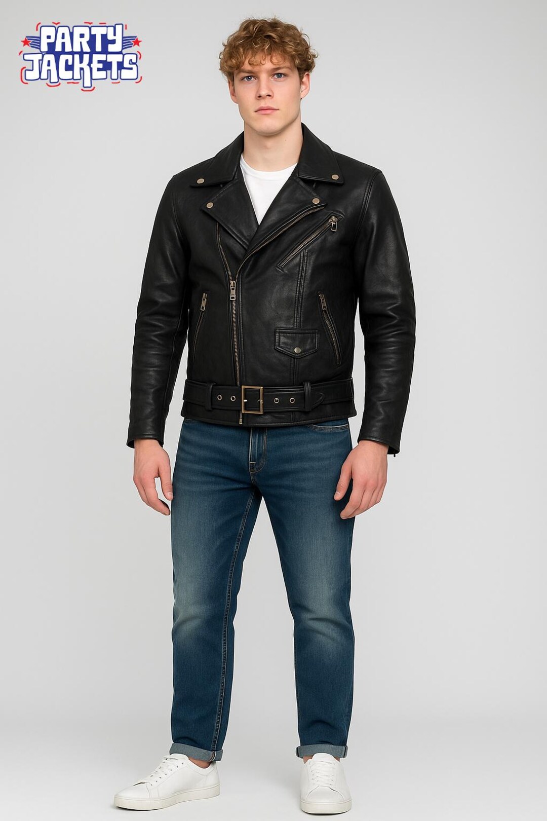 Handmade Terminator 2 Classic Motorcycle Black Leather Jacket - Etsy