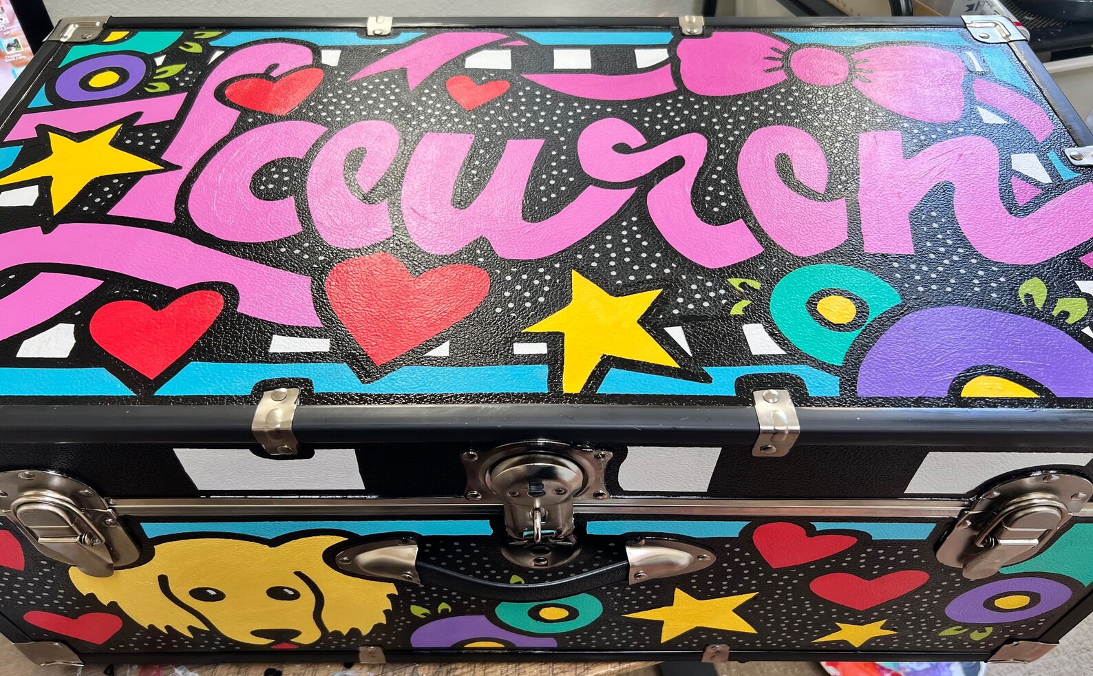 Handpainted Custom Camp Trunk - Etsy