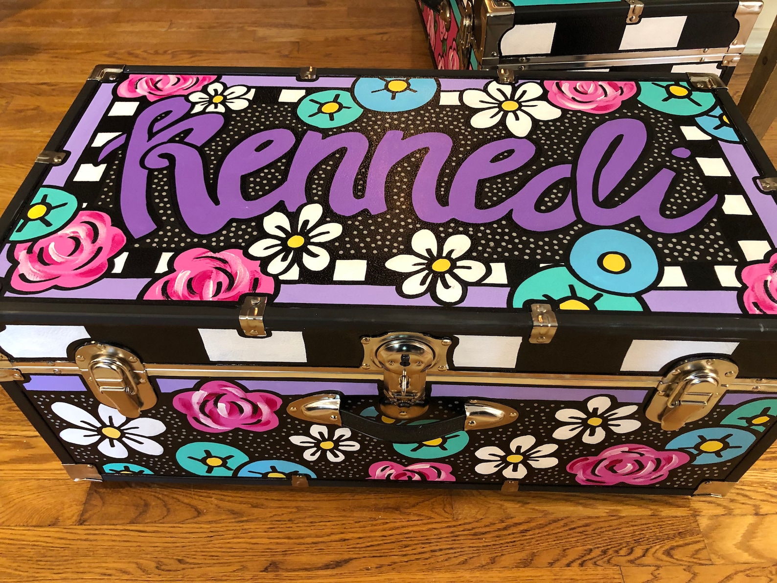 Handpainted Custom Camp Trunk - Etsy