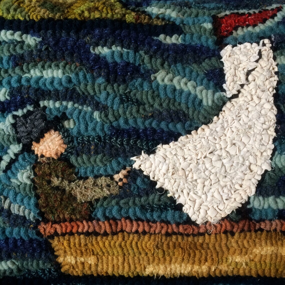 Rufus Porter Skiff Rug Hooking Pattern Two Sizes - Etsy