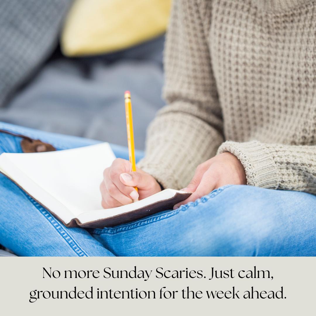 Sunday Reset Journal Printable – Weekly Reflection Planner for Calm ...