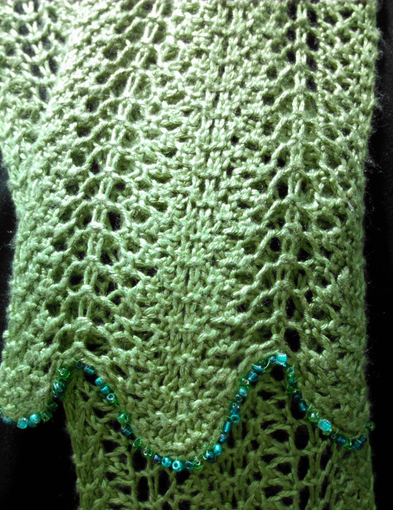 PDF Download Knit Pattern for the Light and Breezy Lace Scarf - Etsy