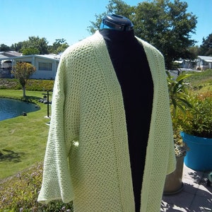 PDF Download Knit Pattern for the Easy Ripple Stitch Kimono Sweater ...