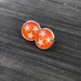 Orange Tri Star Tennessee State Flag post earrings tristar | Etsy