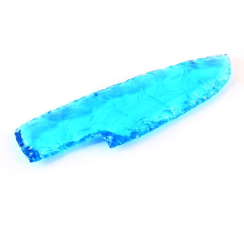 Beautiful Rare Blue Glass Knives Stone Knife Gemstone Blades Hand ...