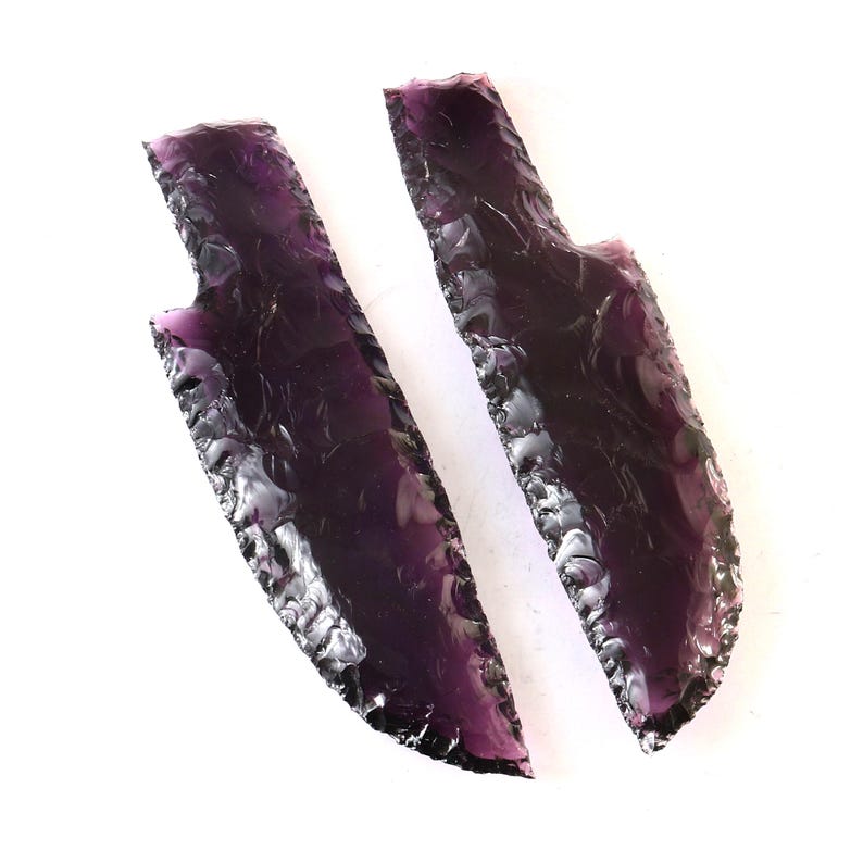 New Rare Purple Obsidian Crystal Glass Knife Crystal Daggers Gifted ...