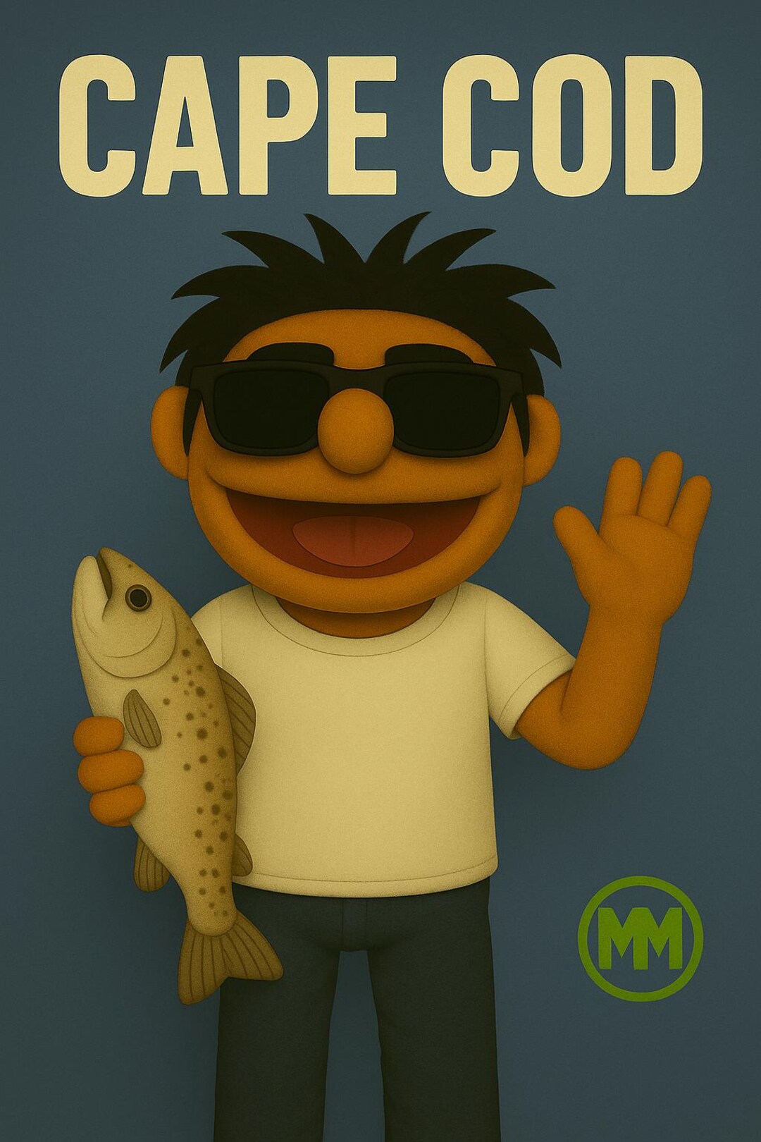 Cape Cod Catch – Summer Fishing Sticker - Etsy