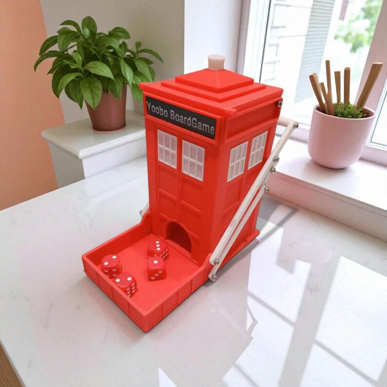DND Dice Tower Tray | 3D Printed Castle Dice Roller | RPG Tabletop Game ...