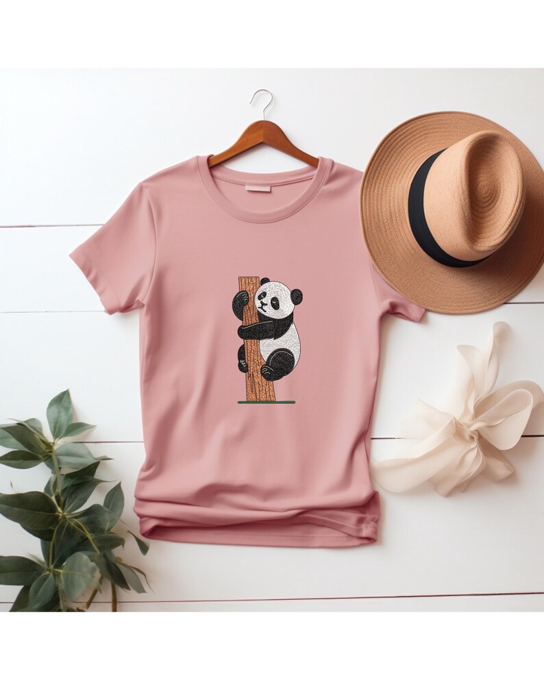 Panda Cartoon Embroidery Design, Machine Embroidery File, 9 Sizes ...