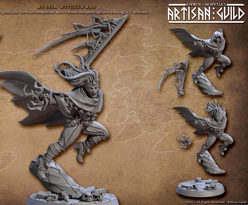 Odessa Witchsword - Playable Character - Artisans Guild - Etsy