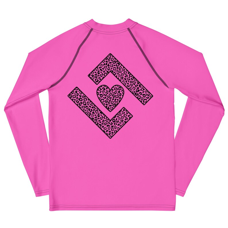 Pink Leopard Logo Combat Rash Guard (youth) - Etsy
