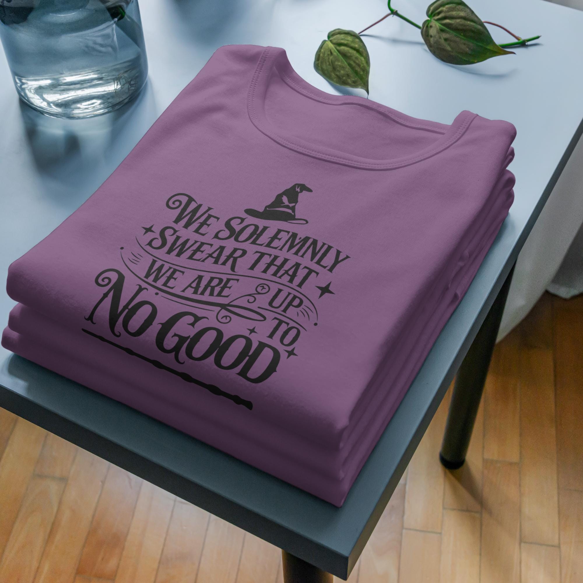 We Solemnly Swear That We Are up to No Good SVG File, Wizard Hat Quote ...