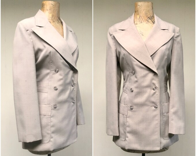 Vintage 1950s Beige Don Loper Jacket, Khaki Tropical Worsted Wool ...