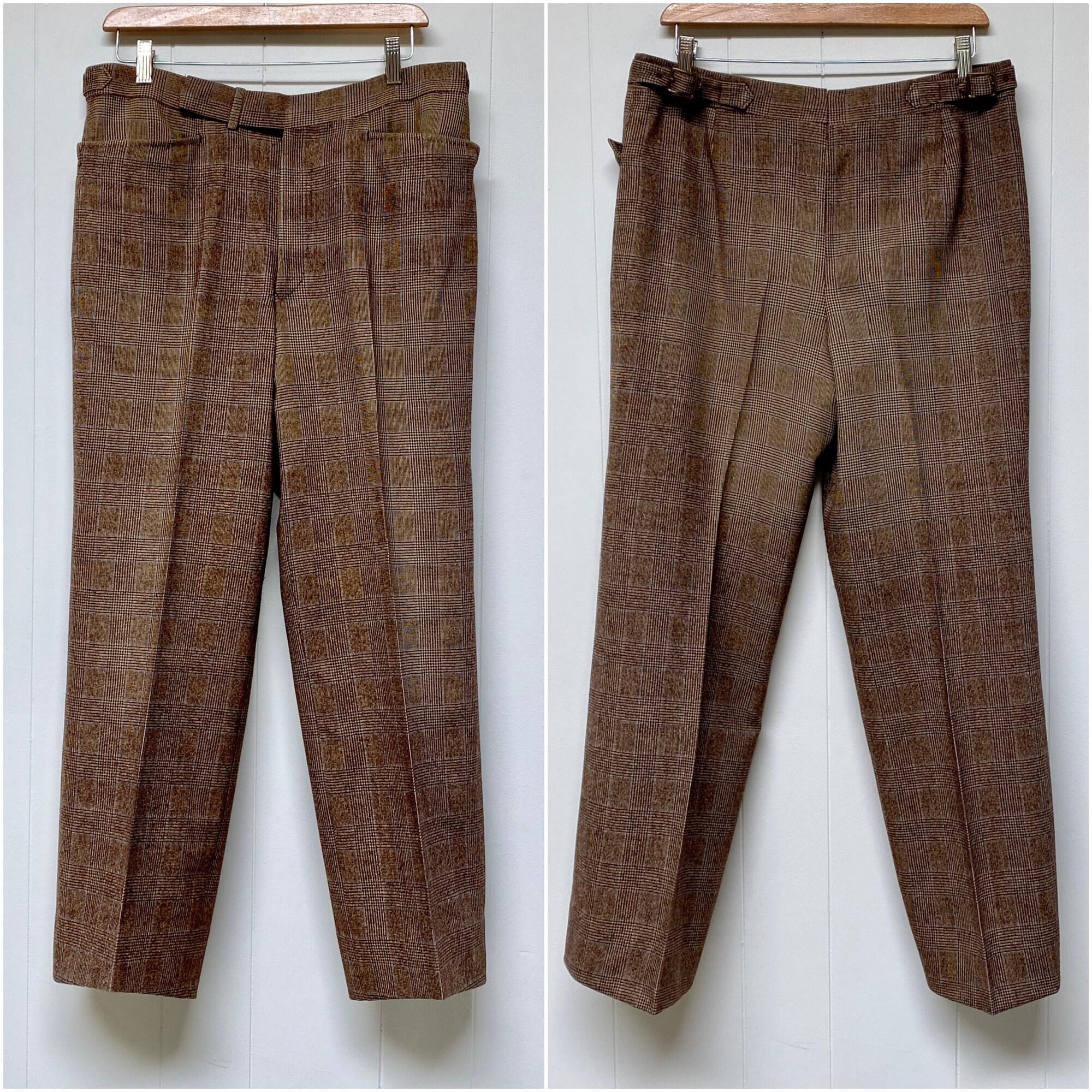 Vintage 1980s Bespoke Glen Plaid Wool Suit, Jack Taylor Vintage 1980s Bespoke Glen Plaid Wool Suit, Jack Taylor