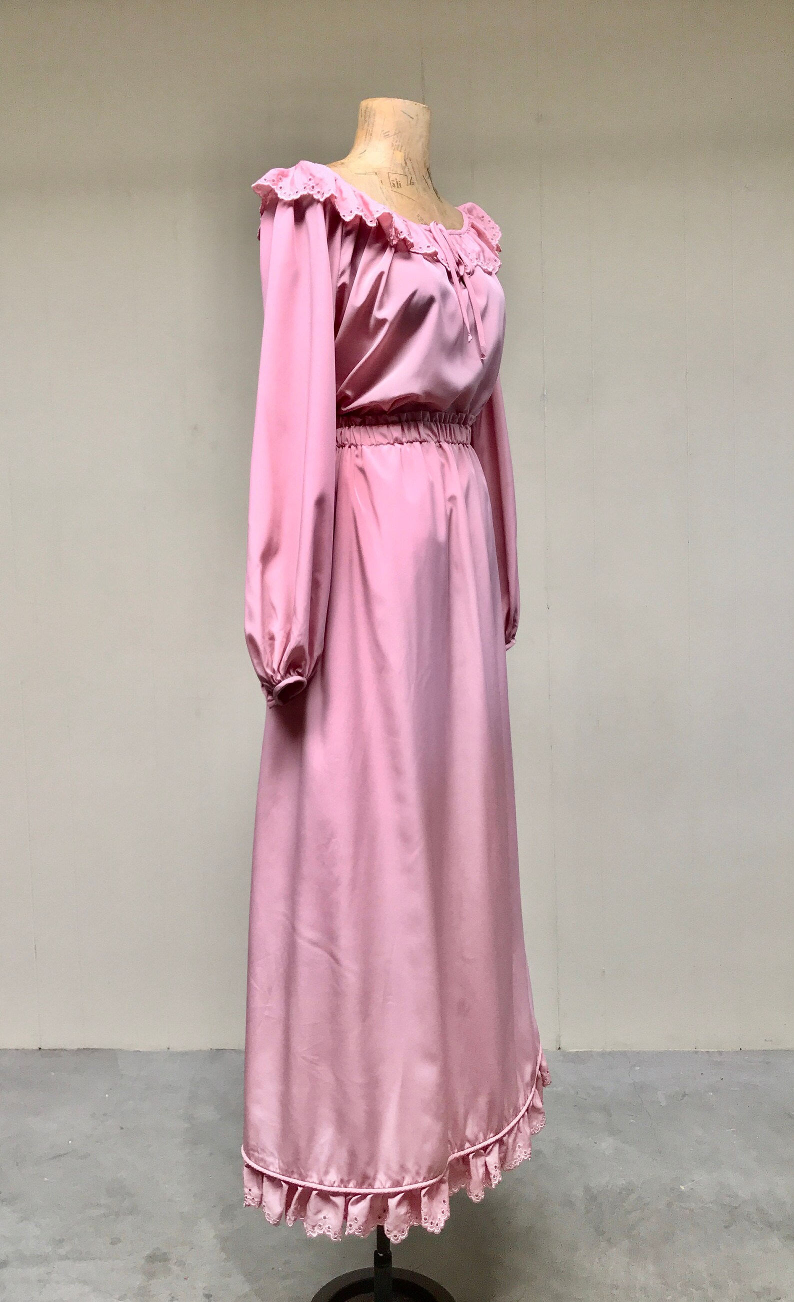 Vintage Chessa Davis Peasant Blouse and Maxi Skirt Set 1970s - Etsy