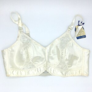 Vintage 1940s 38B Gossard Bra, 40s Ivory Satin/lace Volup, Boudoir Pin ...