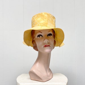 Vintage 1960s Iconic Tiki Togs Floppy Hat, 60s Cotton Hand-screened ...
