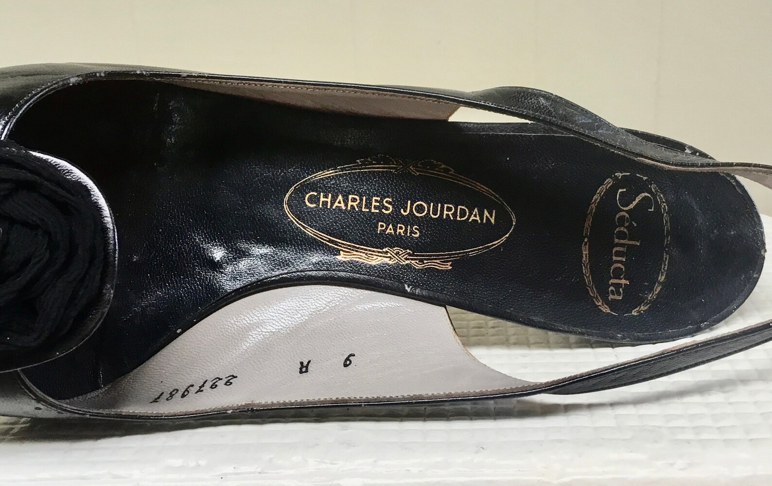 Vintage 1960s Charles Jourdan Paris Shoes Black Leather - Etsy