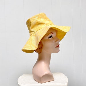 Vintage 1960s Iconic Tiki Togs Floppy Hat, 60s Cotton Hand-screened ...