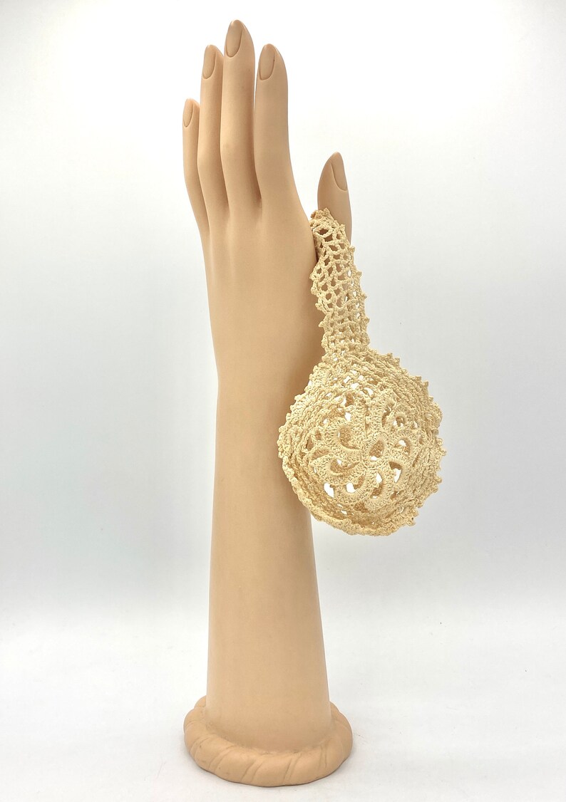 Vintage 1920s 1930s Crochet Thread Ball Holder Wristlet Bag - Etsy