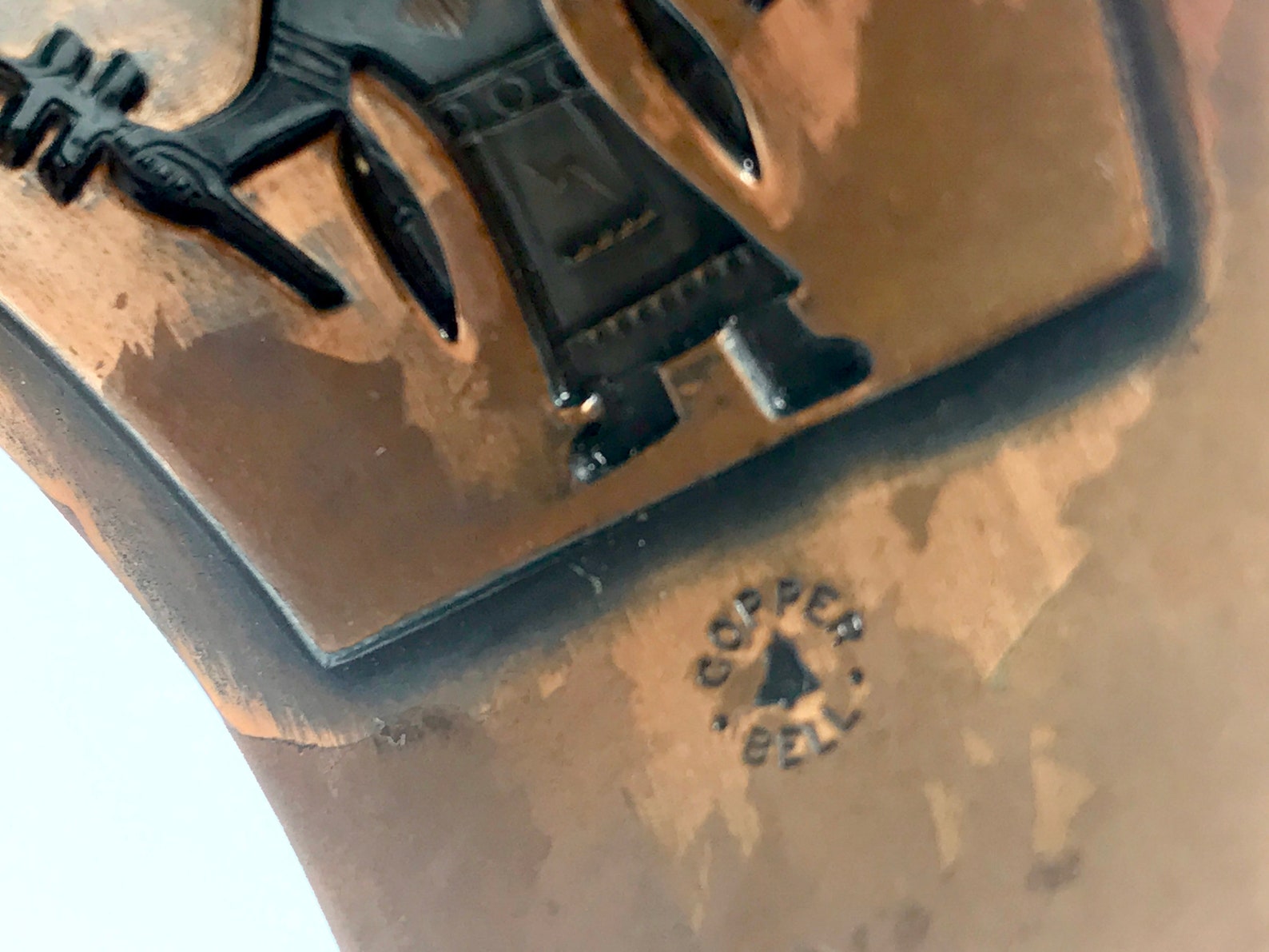 Vintage Bell Trading Post Wide Copper Kachina Cuff Bracelet - Etsy