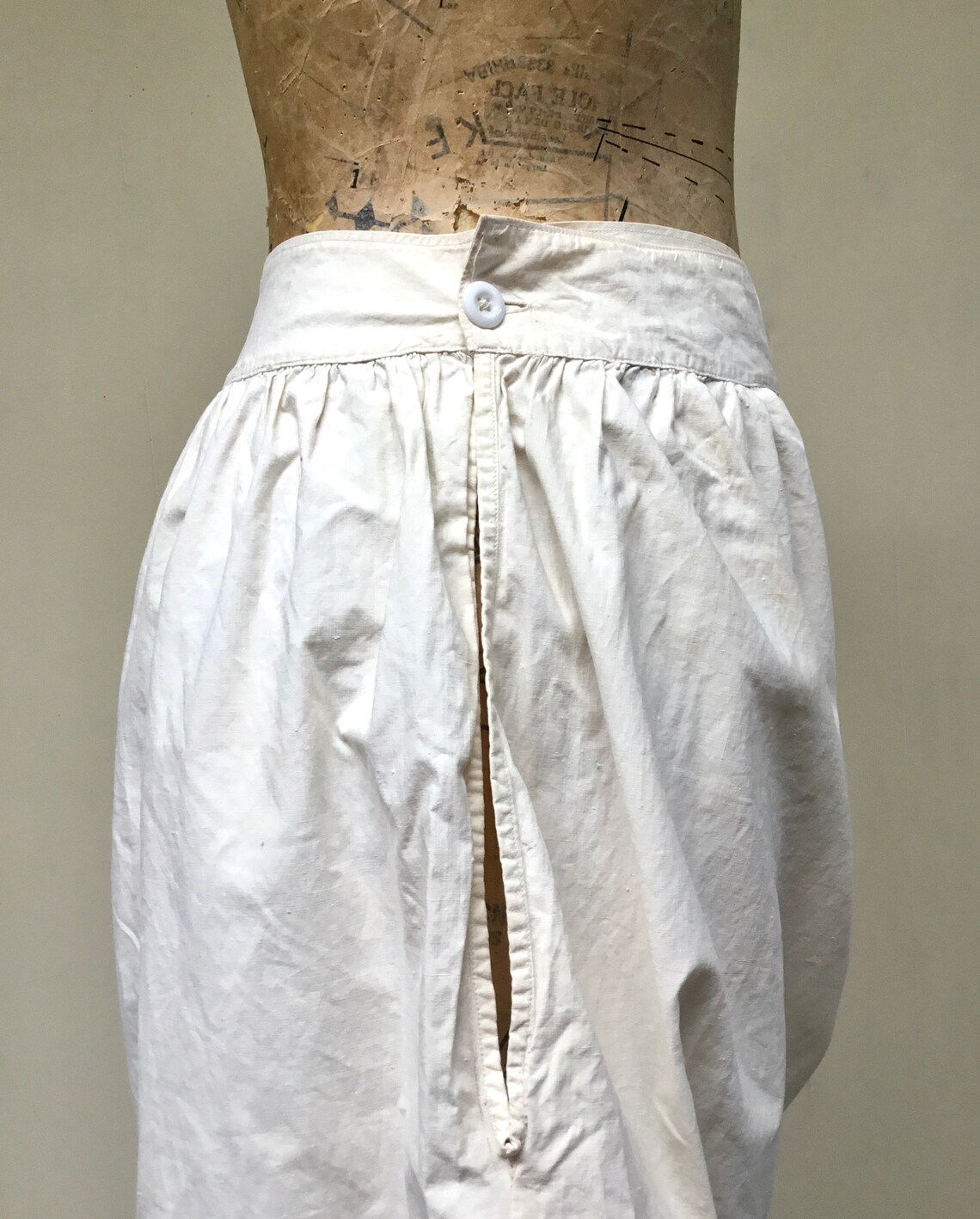 Antique 1910s Edwardian Drawers White Cotton and Eyelet Lace - Etsy