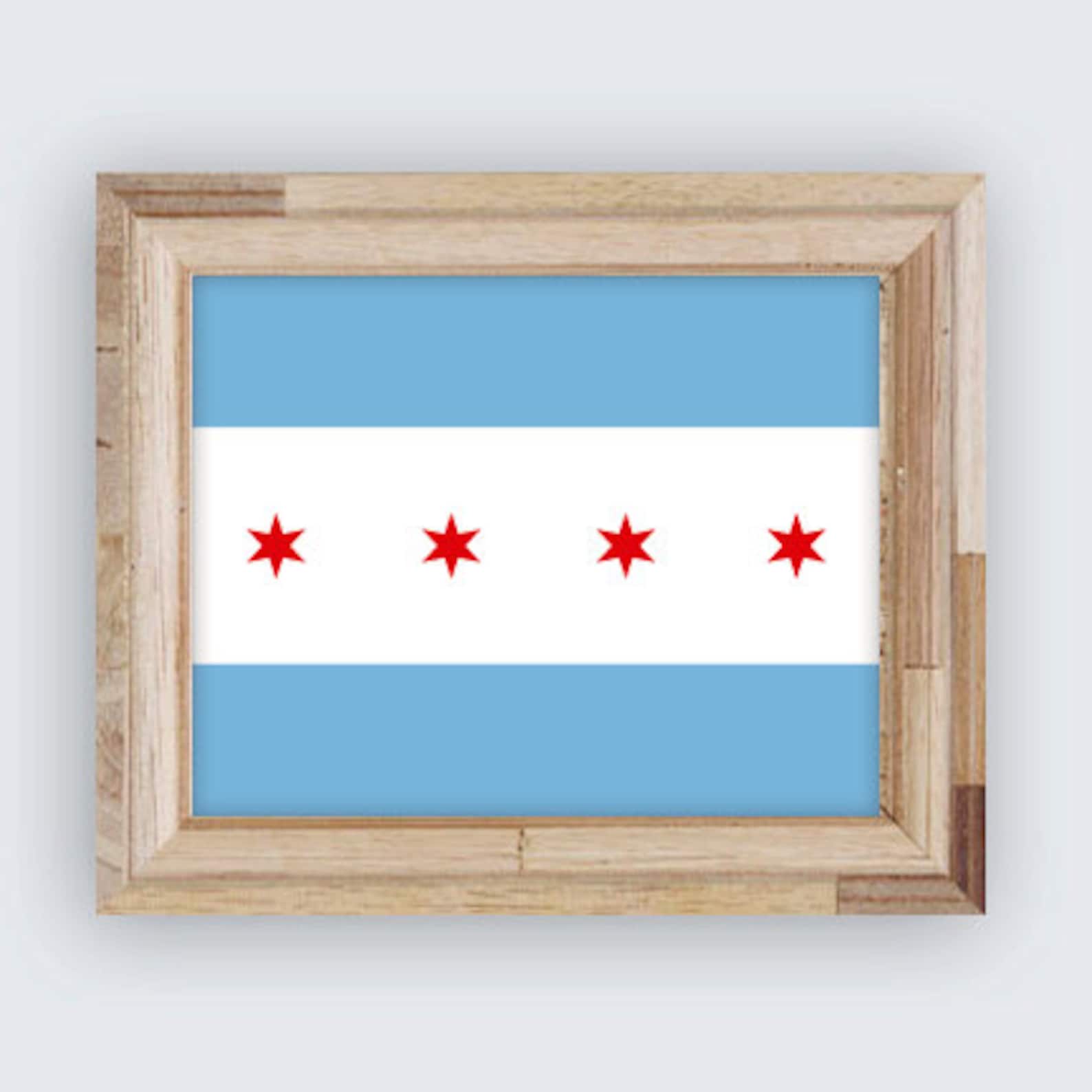 Chicago Star, Chicago Flag, Sweet Home Chicago Illinois Prints ...