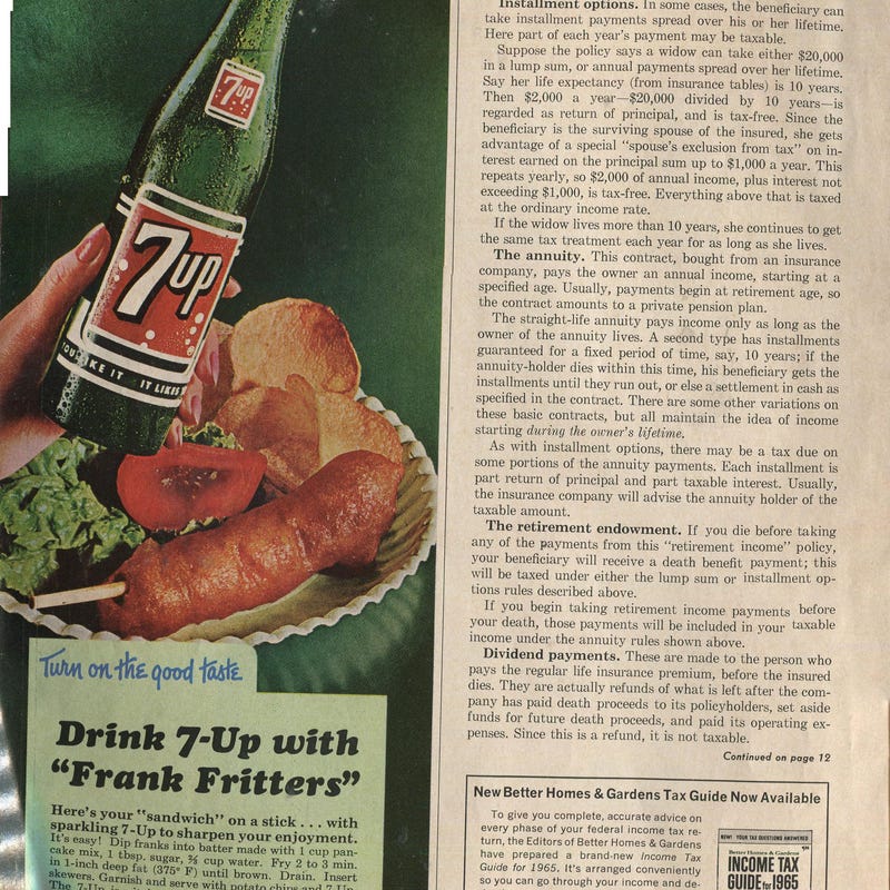 7up Advertisement - Etsy