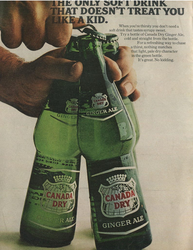 Antique Advertisements – Canada Dry Family of Advertisements - 10 Total ...