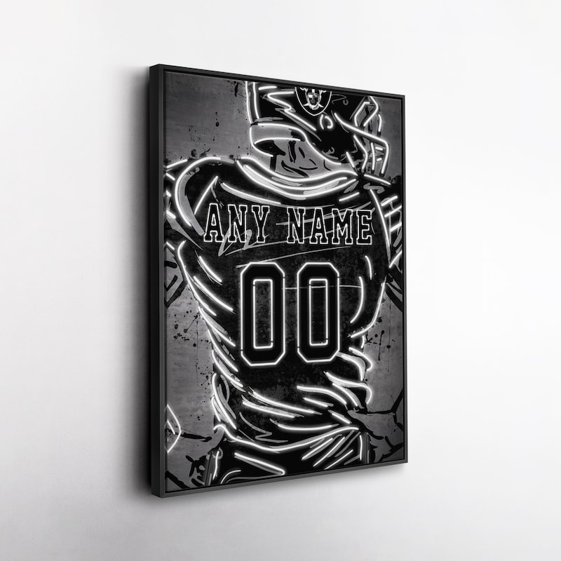 Led Neon Framed Painting - Etsy