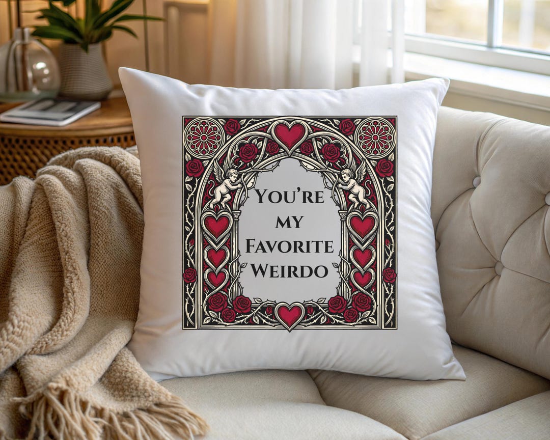 Gothic Valentines PNG, Favorite Weirdo Design, Emo Love Clipart ...