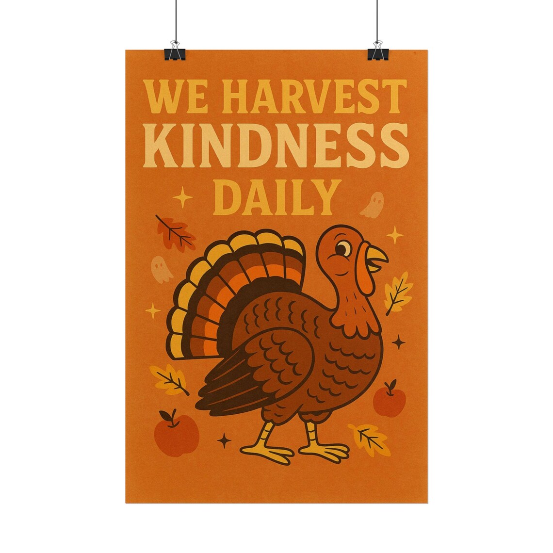 Vintage We Harvest Kindness Daily Poster for Classroom Decor ...
