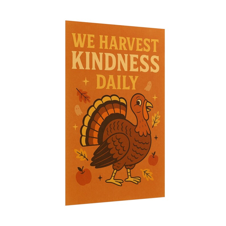 Vintage We Harvest Kindness Daily Poster for Classroom Decor ...