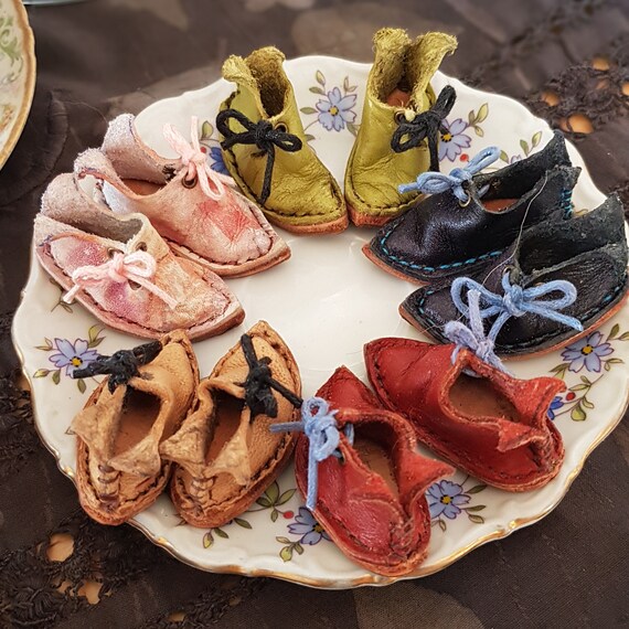 Handmade Dark Blue Leather Shoes for Blythe Pure Neemo and - Etsy