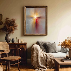 Divine Light Abstract Art | Divine Mercy Rays | Modern Christian Wall ...