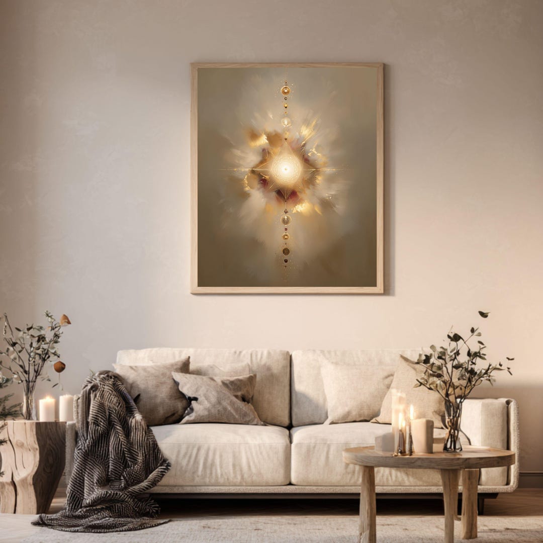 Sacred Centre – Spiritual Geometry Wall Art for Inner Peace (digital ...