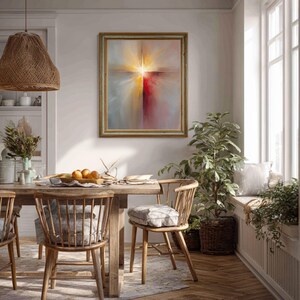 Divine Light Abstract Art | Divine Mercy Rays | Modern Christian Wall ...