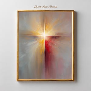 Divine Light Abstract Art | Divine Mercy Rays | Modern Christian Wall ...