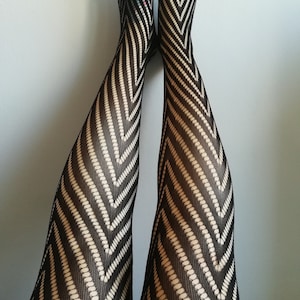 Black Tights Retro Bride Fishnet Mod Geometric Stockings Lace Pantyhose ...