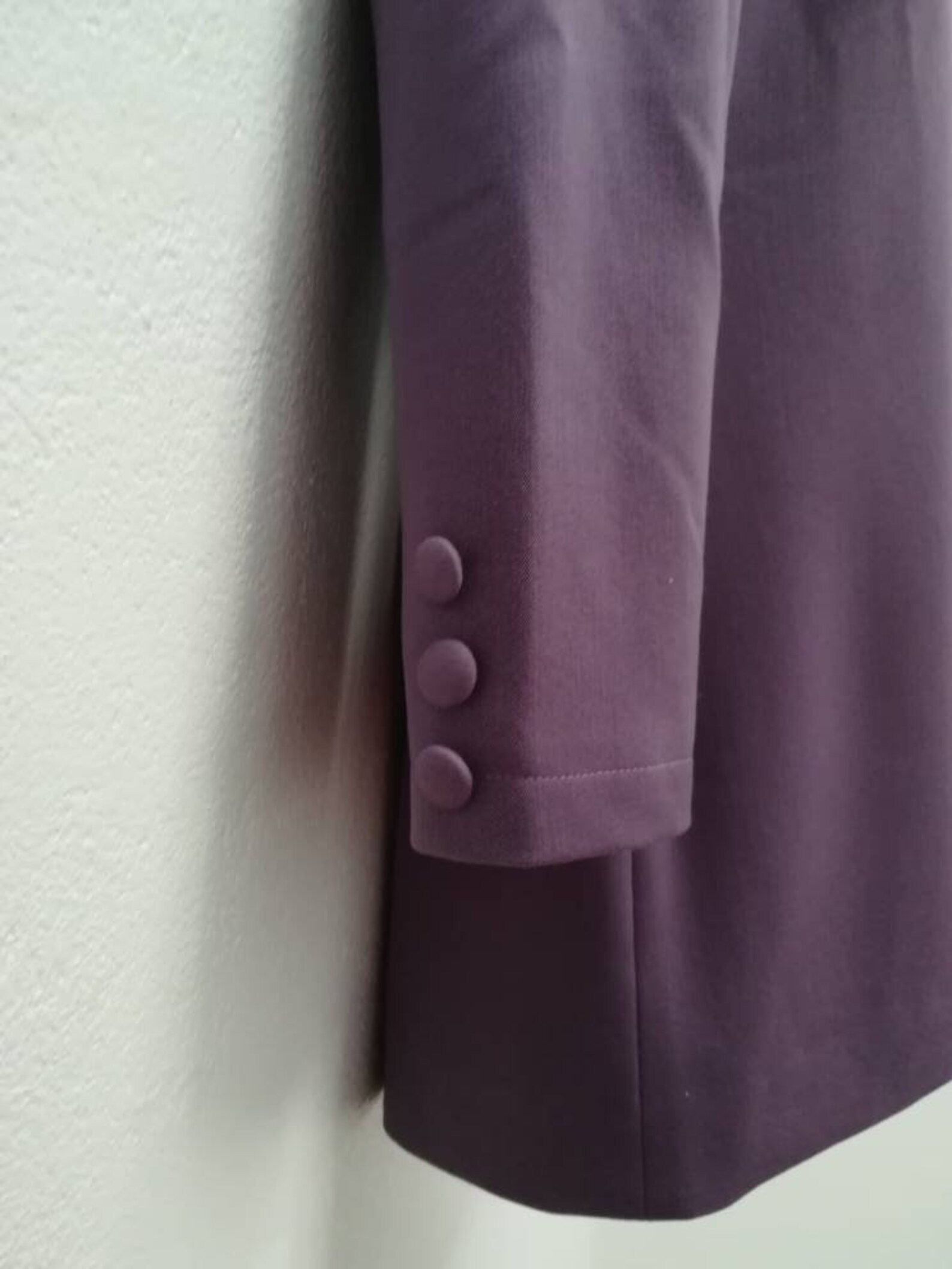Purple 60s Jacket Mod Suedehead Suit Jacket Button Down - Etsy