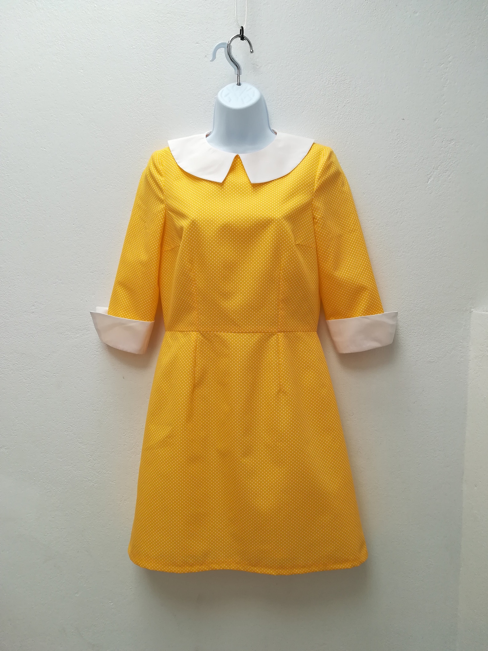Yellow Mod Shift Dress 1960s Mod Shift With Long Sleeves | Etsy