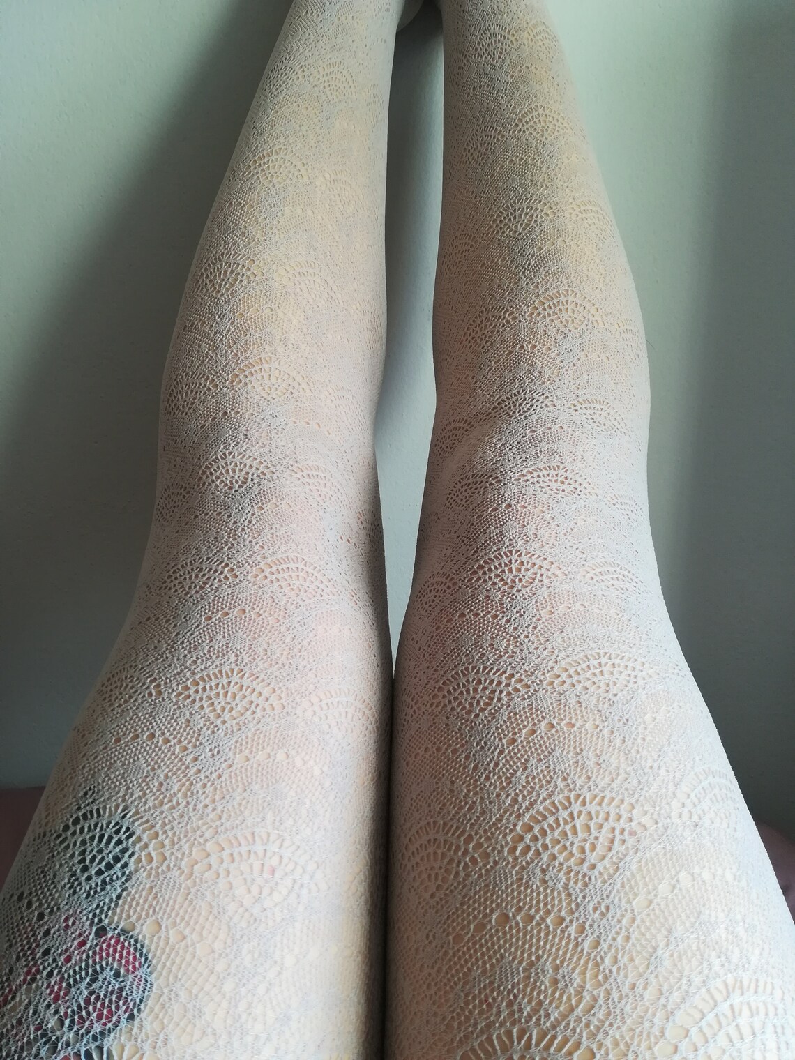 Grey Tights Wedding stockings pantyhose suededead mod | Etsy
