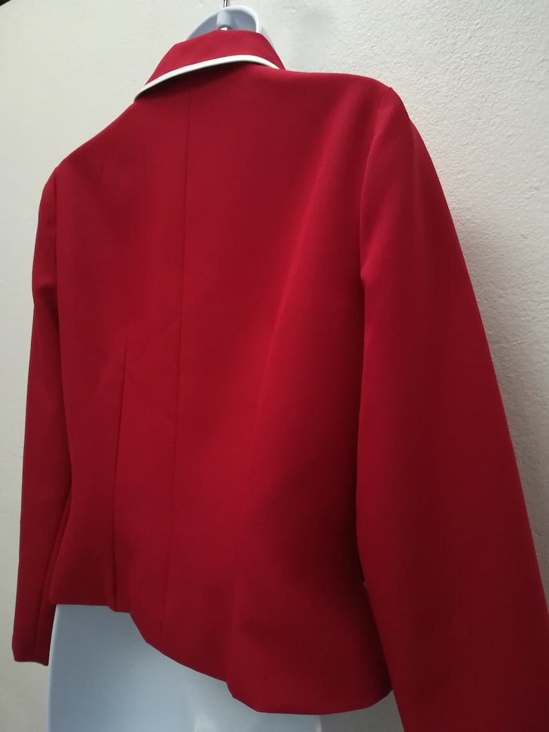 60s Red Mod jacket orange mod set black mod skirt and jacket | Etsy