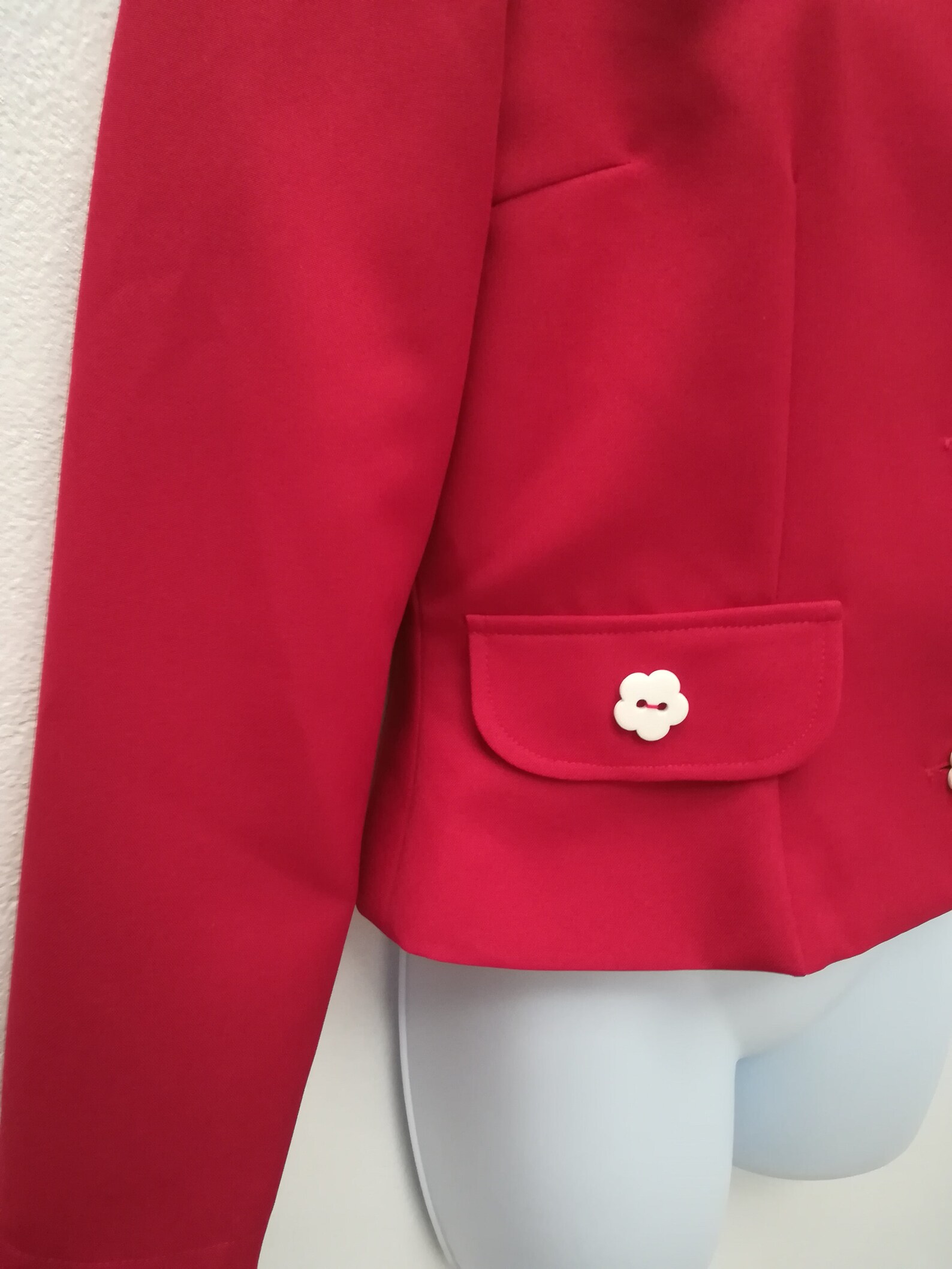 60s Red Mod jacket orange mod set black mod skirt and jacket | Etsy