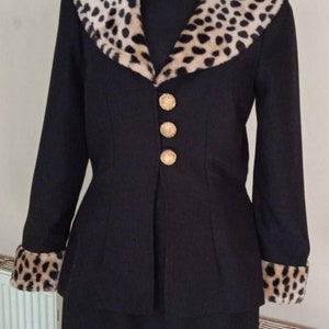 Nanny Inspired Jacket, Nanny Fine Jacket, Leopard Jacket, Black Leopard ...