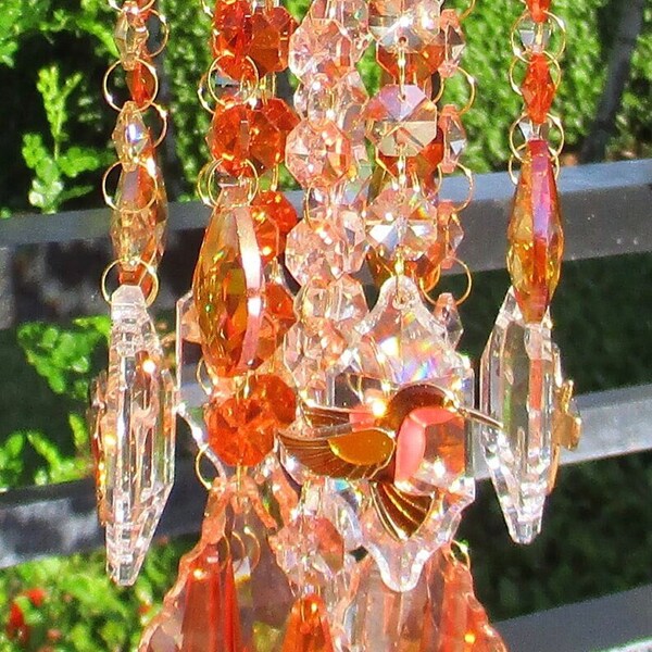 Hummingbird Crystal - Etsy
