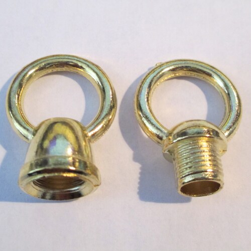 Raw Brass Loop Set for Hanging Fixtures Wind Chimes and Sun - Etsy